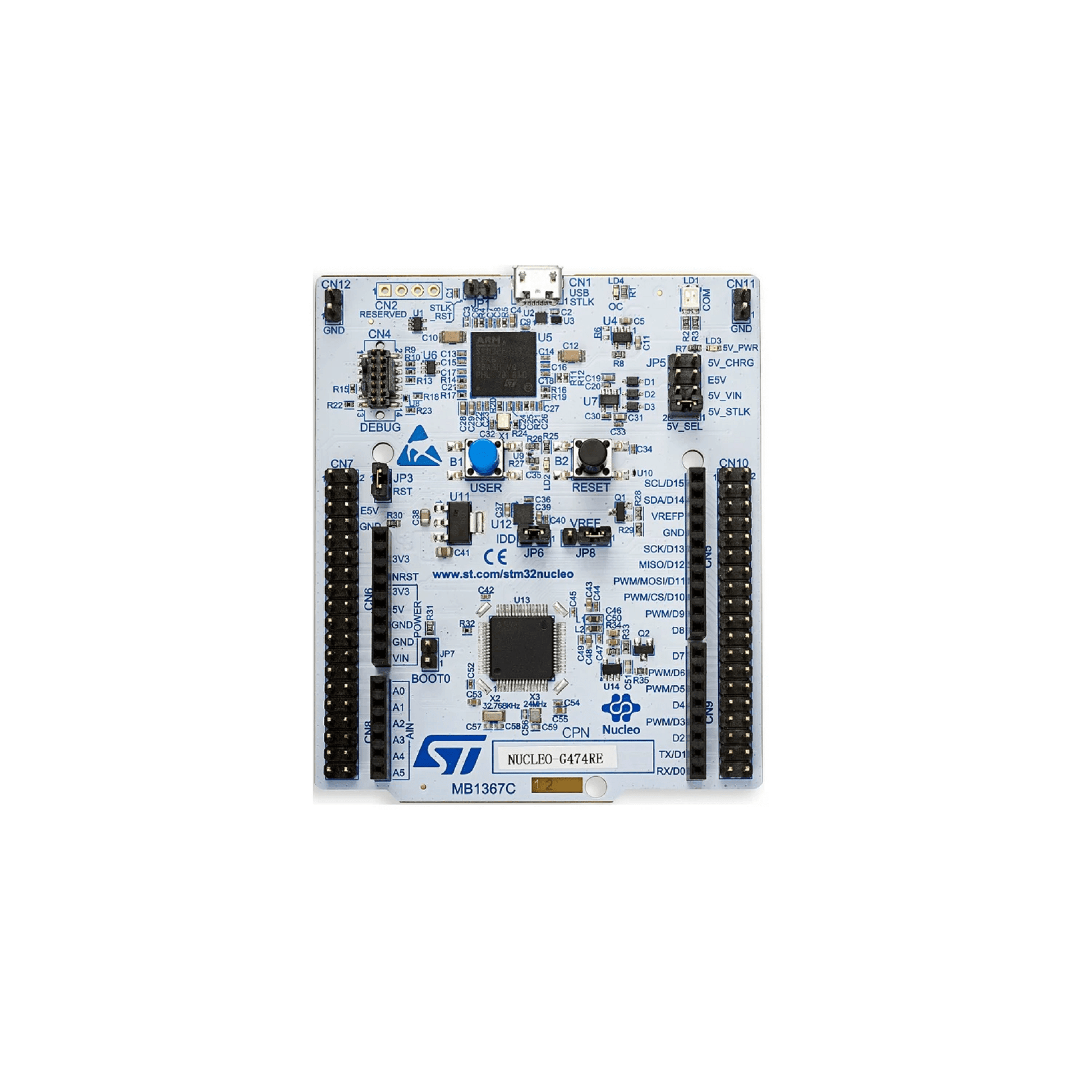 STM32 NUCLEO G491RE Development Board – Anu Electronics