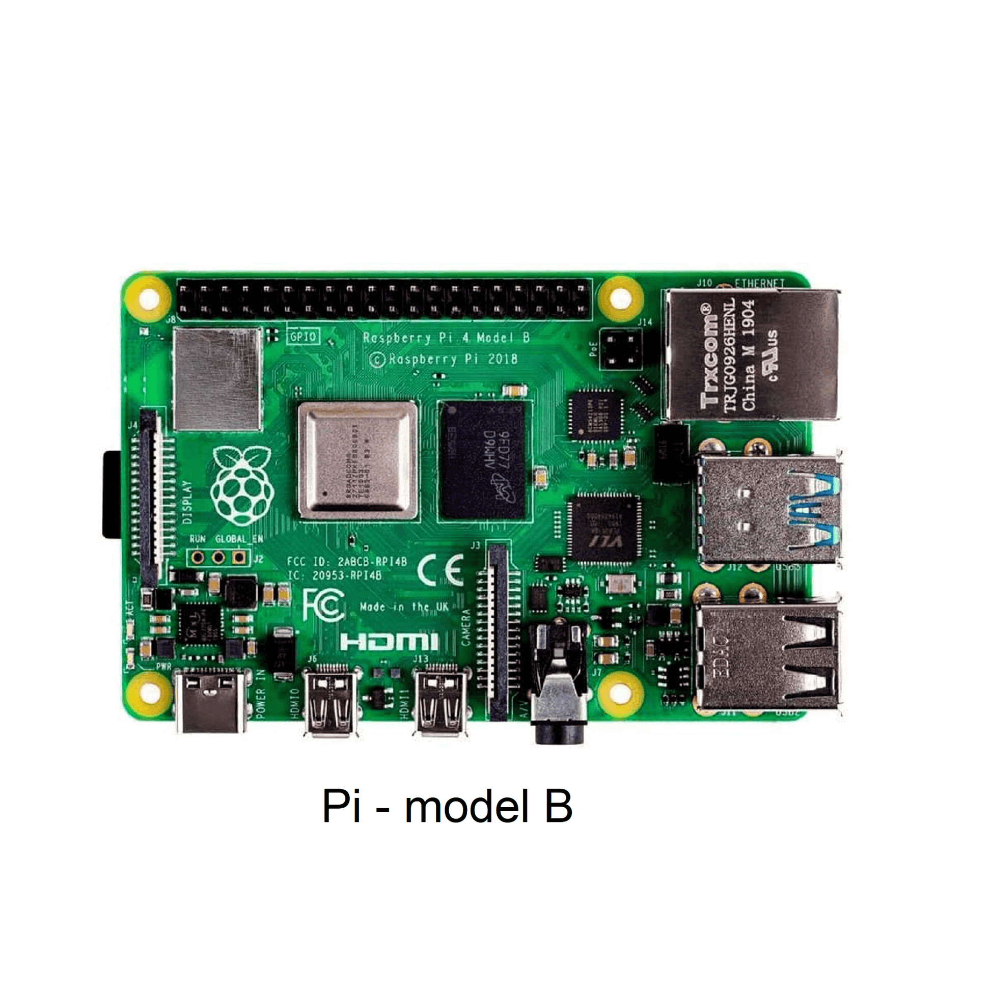 Raspberry Pi 4 Model B with 4 GB RAM – Anu Electronics
